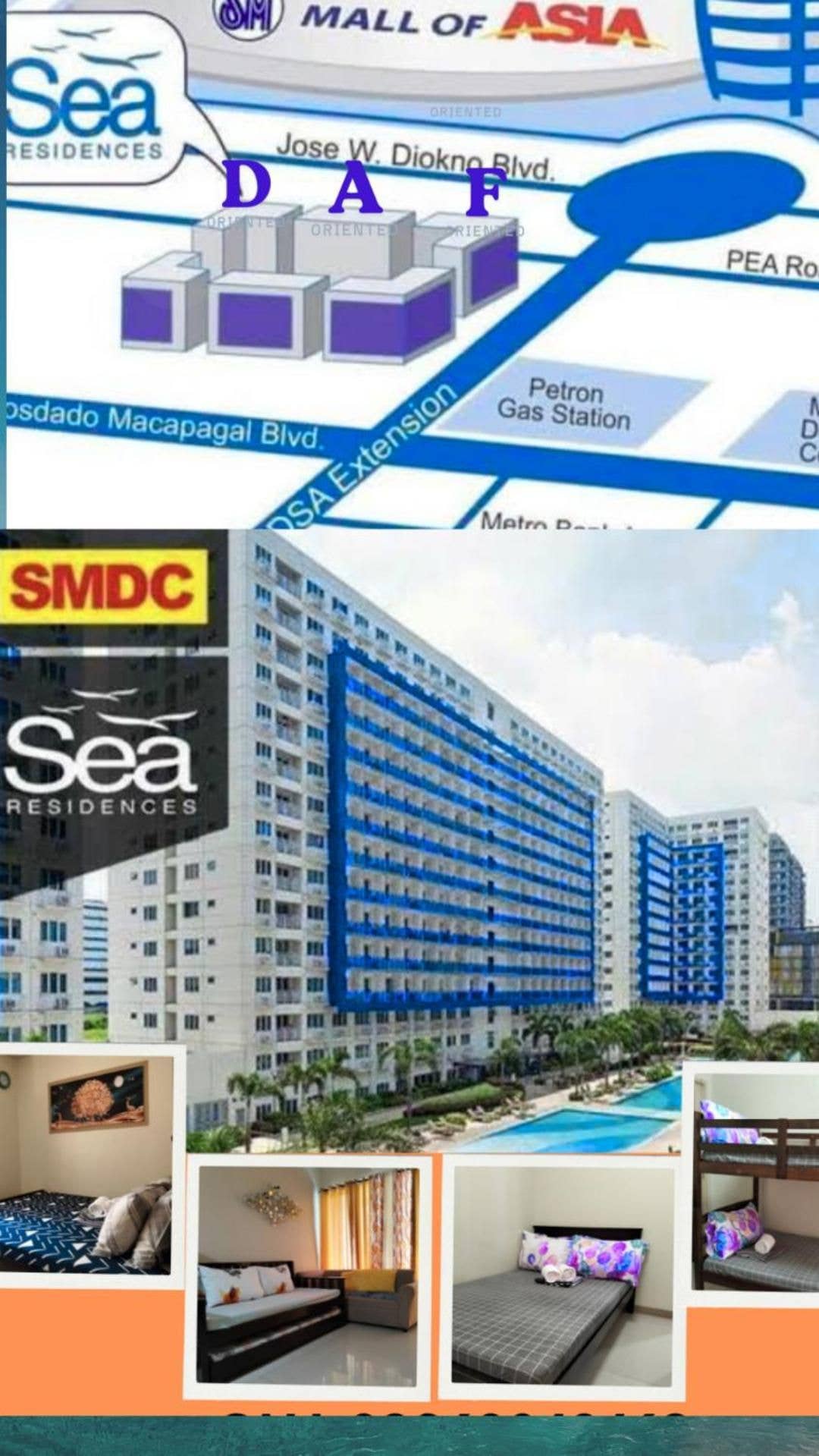 1139 Sea Residences Tower A Staycation Infront of Moa, SeaResidences ...