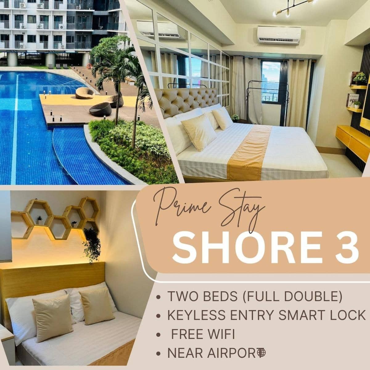 Shore 3 Residences Room 1029 Family Room 2 Beds by Prime Stay MOA ...